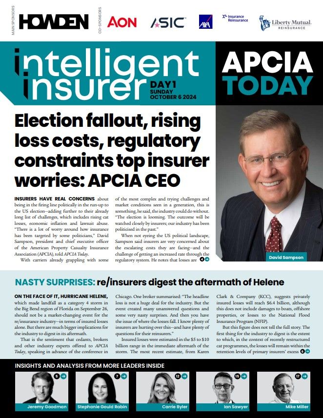 APCIA Today 2024 | Intelligent Insurer